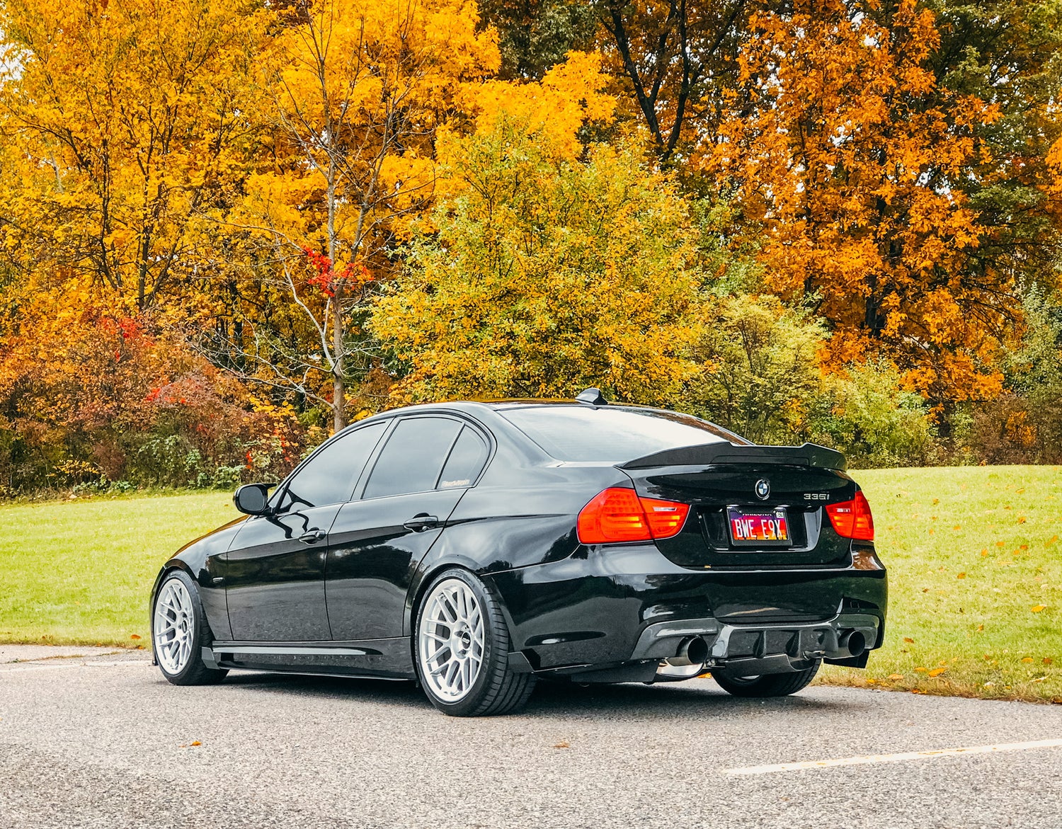 ケルシャー BMW E91 Rear Bumper Extension SPIRIT with carbon-insert, for ...